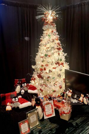 Penguins and Presents - Providence Christmas Forest